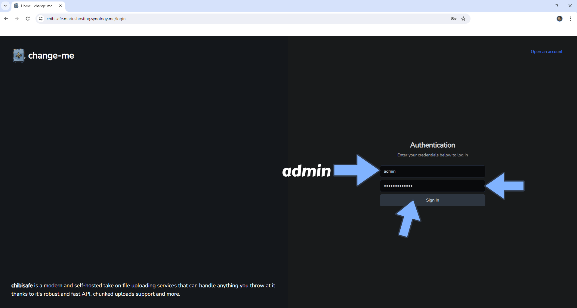 How to Install Chibisafe on your Synology NAS – Marius Hosting