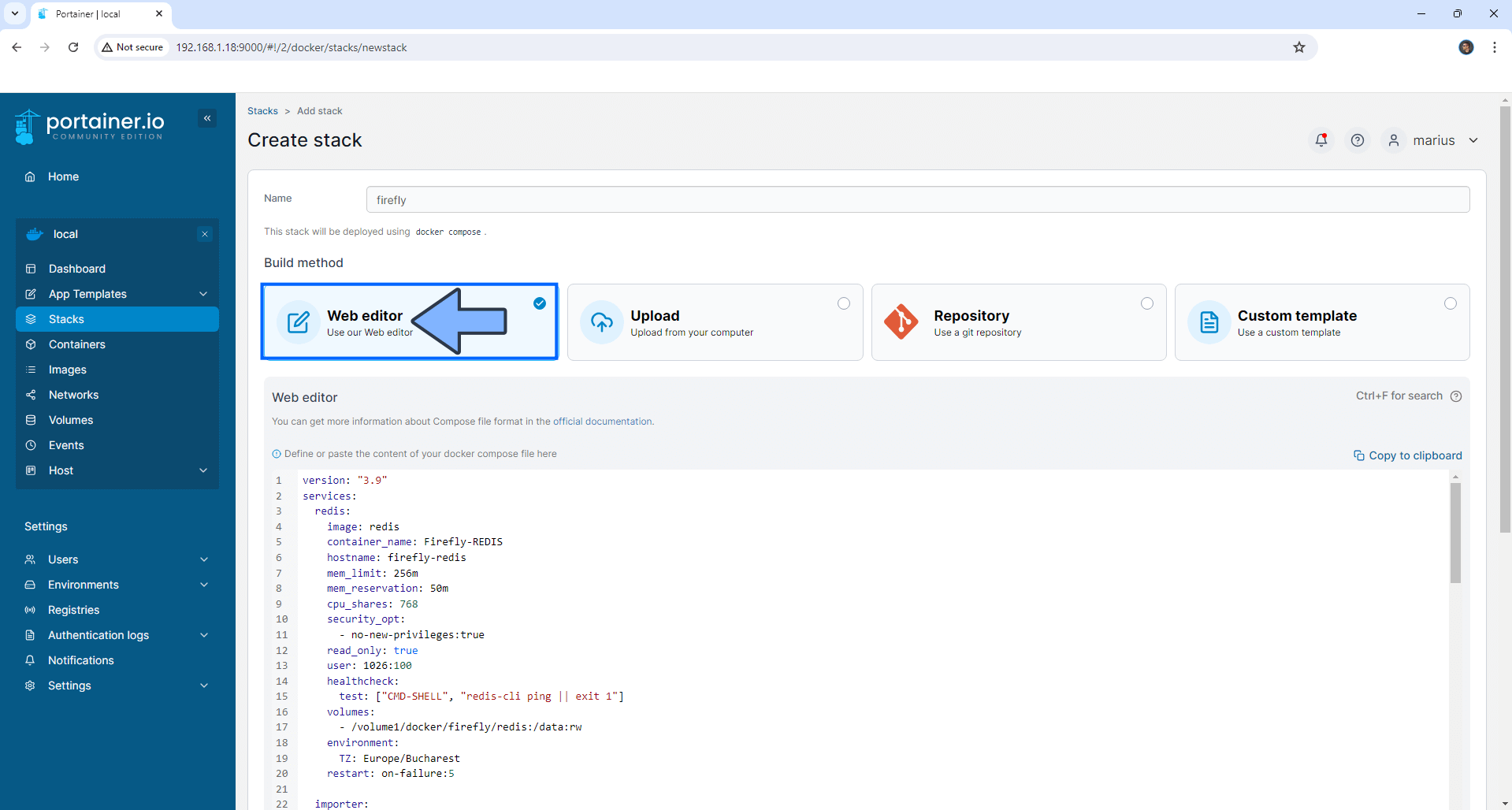 How to Install Firefly III With Importer on Your Synology NAS – Marius ...