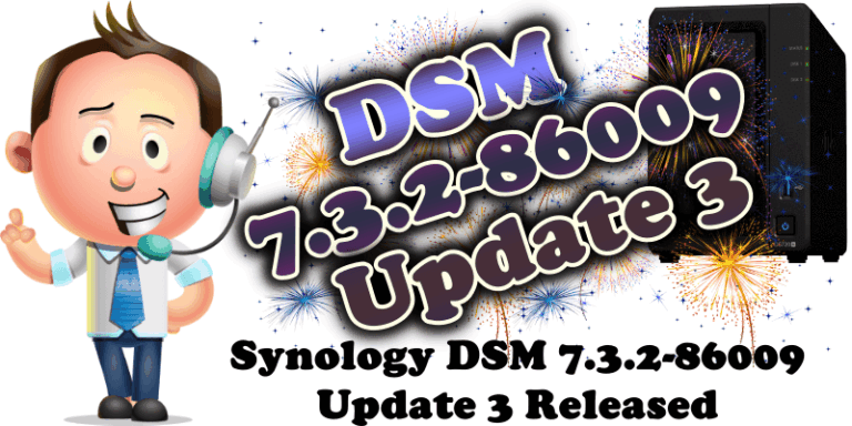 Synology DSM 7.3.2-86009 Update 3 Released – Marius Hosting